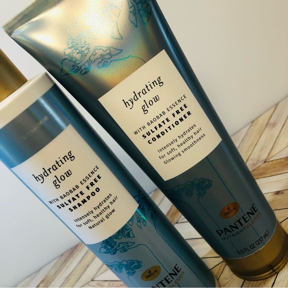 pantene | Hair | Pantene Hydrating Glow With Baobab Essence Shampoo And ...